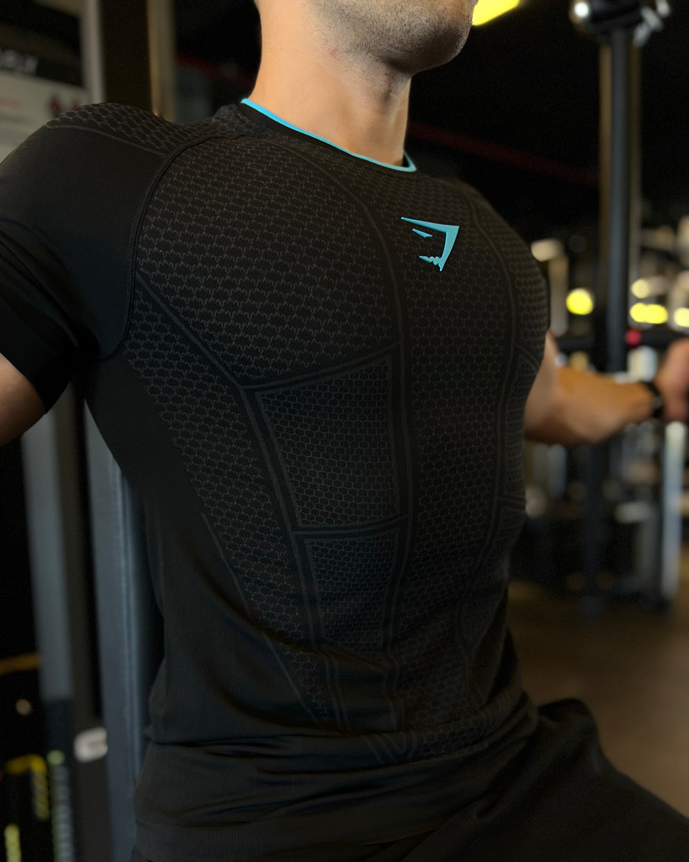 GYMSHARK ONYX V1 BLACK/BLUE – FINE APPAREL EGYPT
